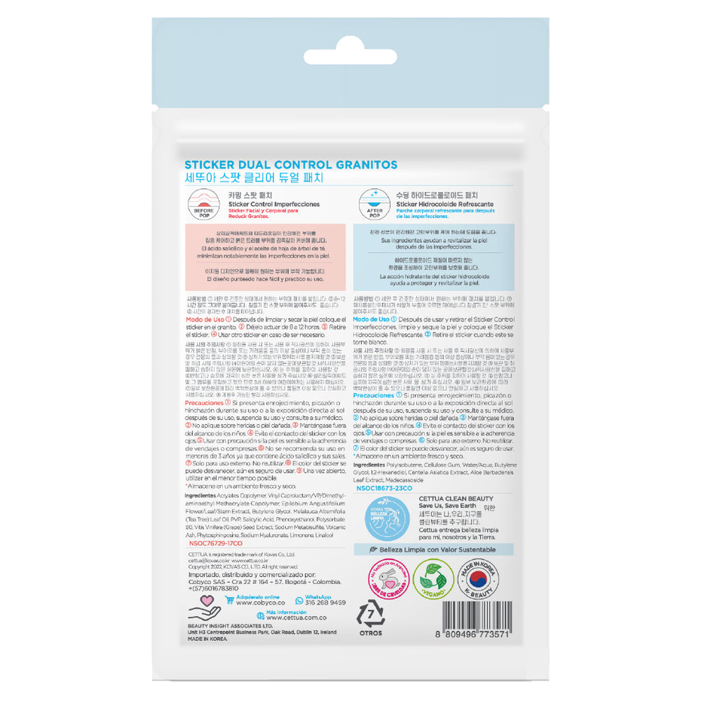 Sticker Dual Control Granitos Cettua – Cobyco